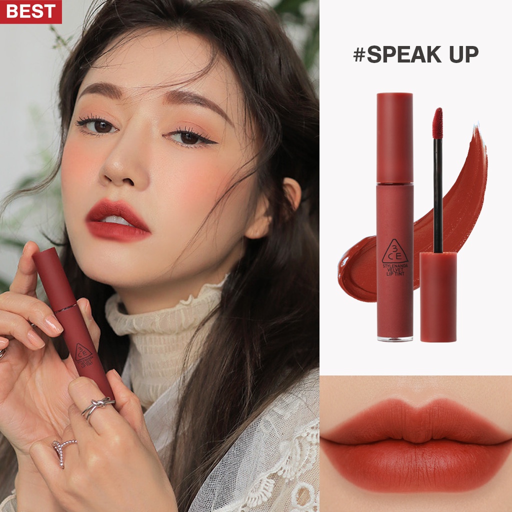 3ce Velvet Lip Tint 4g - Definition- Bitter Hour- Walk N Talk- Speak Up ...