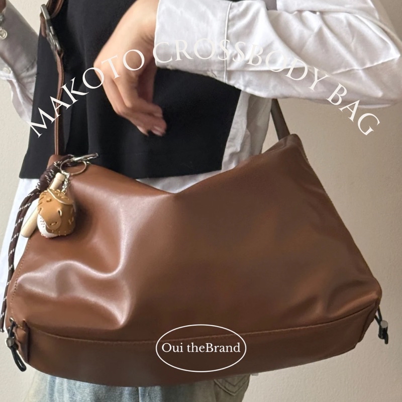 [ Free Premium Charm ] MAKOTO Crossbody Bag - MAKOTO Unisex Crossbody ...