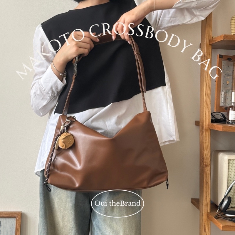 [ Free Premium Charm ] MAKOTO Crossbody Bag - MAKOTO Unisex Crossbody ...