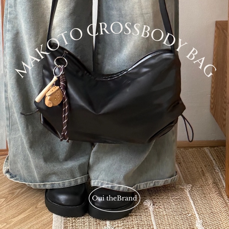 [ Free Premium Charm ] MAKOTO Crossbody Bag - MAKOTO Unisex Crossbody ...