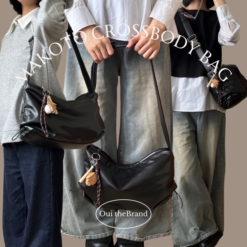 [ Free Premium Charm ] MAKOTO Crossbody Bag - MAKOTO Unisex Crossbody ...