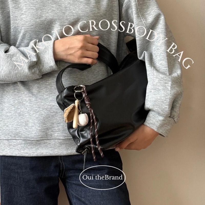 [ Free Premium Charm ] MAKOTO Crossbody Bag - MAKOTO Unisex Crossbody ...