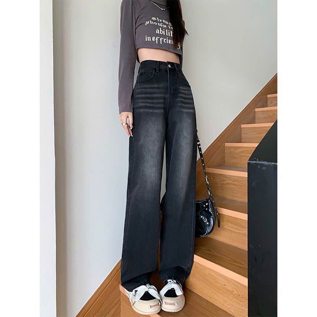 Collection of Big Size Jeans Models for Women Wide Leg Dynamic Fashion ...