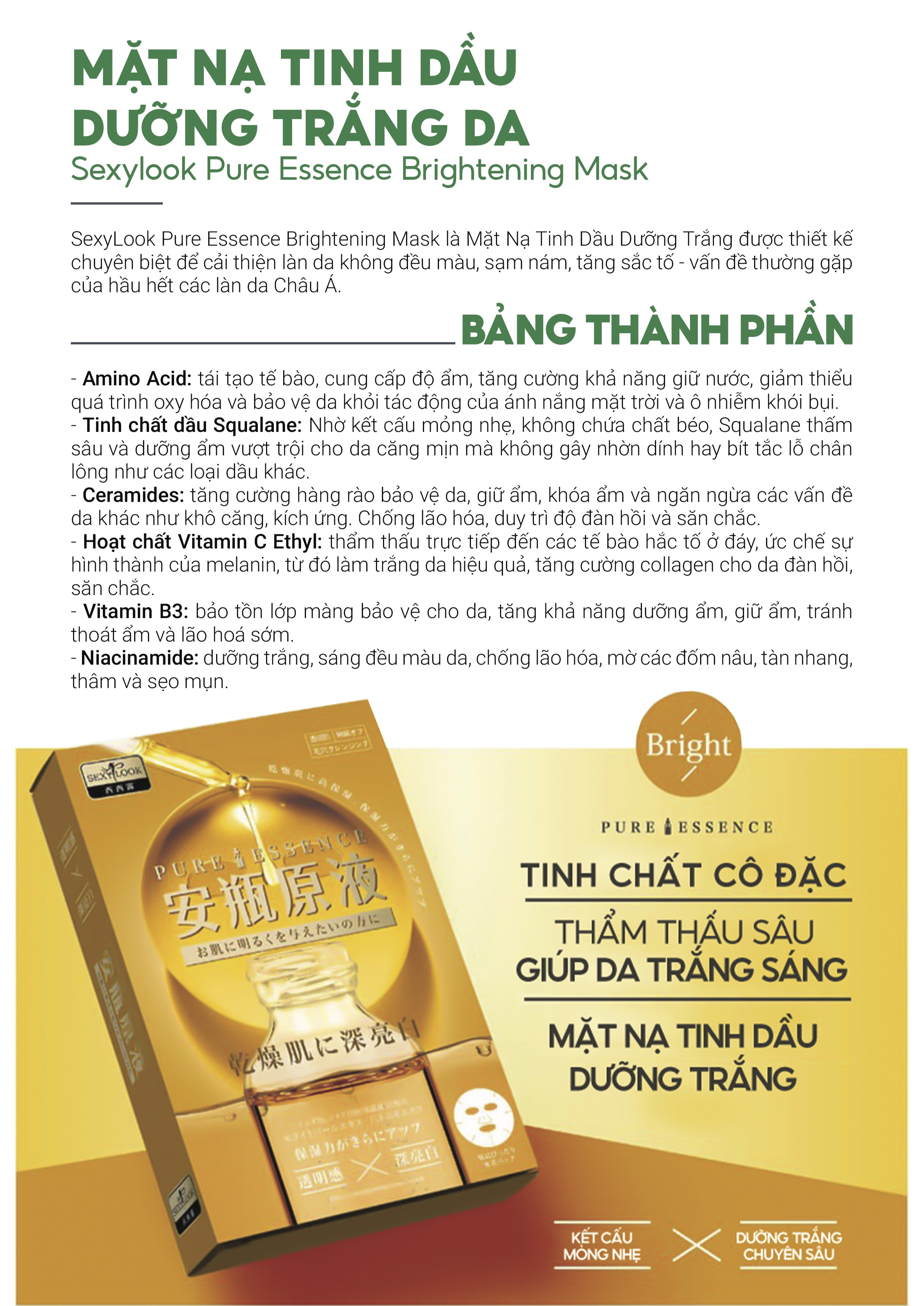 VHL Set of 9 Tea Tree Black Mask + Skin Whitening Essential Oil (5M Tea ...