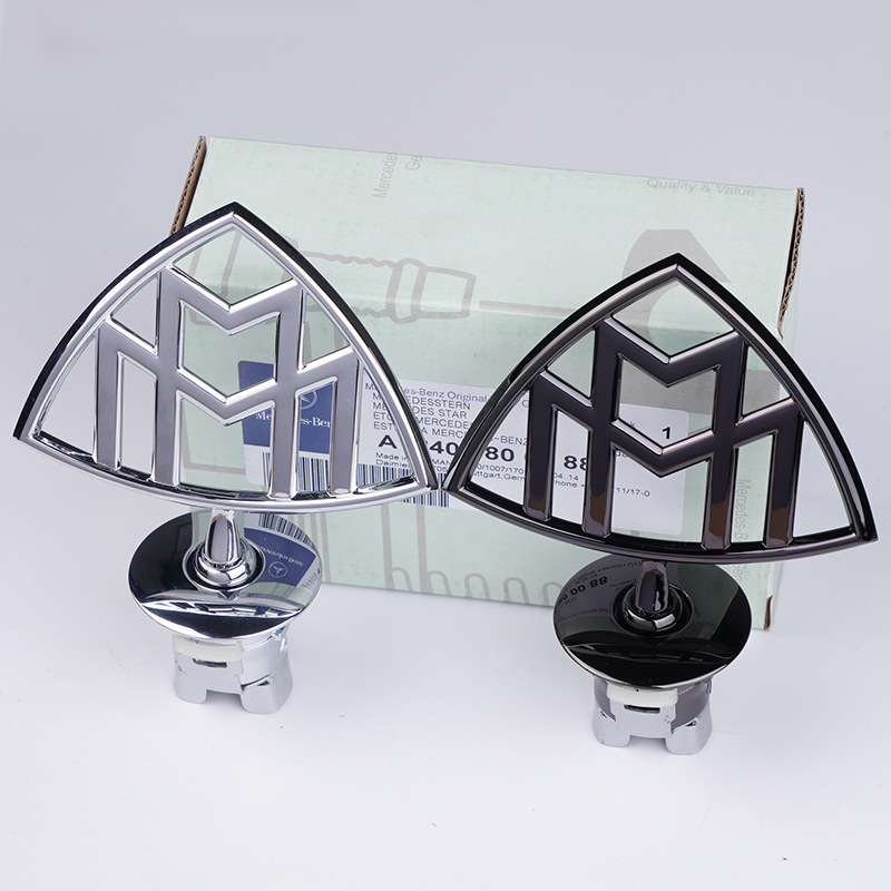 Mercedes - Maybach Car Hood Logo Mounted on the Front and Rear of the ...