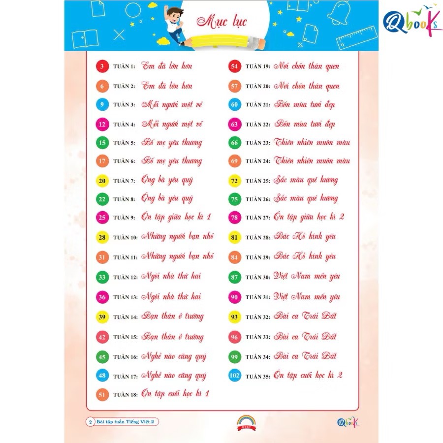 Books - Weekly Exercises and Tests for Math and Vietnamese Grade 2 ...