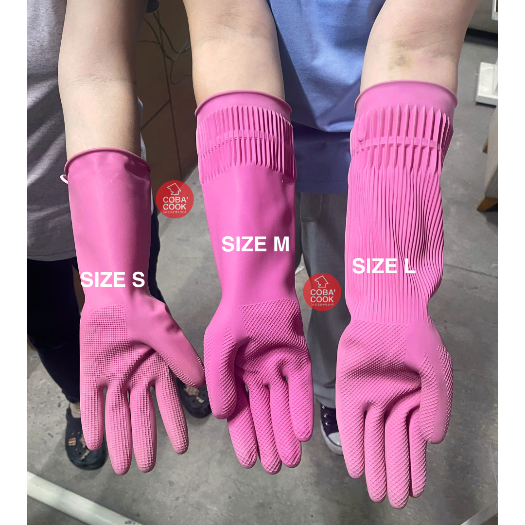 [Buy 3 Get 2 Free] Set of 3 Pairs of MJ Rubber Gloves with Hooks Brand ...