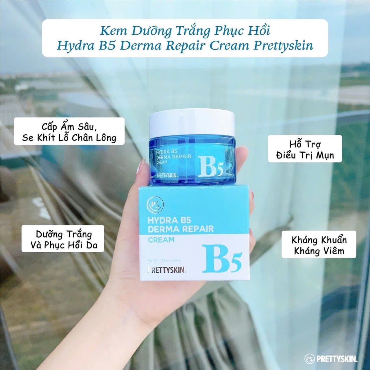 Recovery Cream & B5 Prettyskin Skin Whitening 52ml – Soothes ...