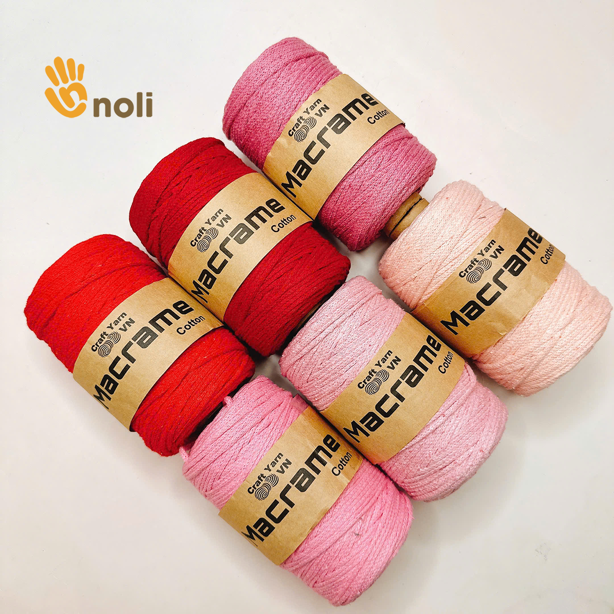 3mm Macrame cotton rope Craft Yarn VN specializes in CNY ropes, bag ...