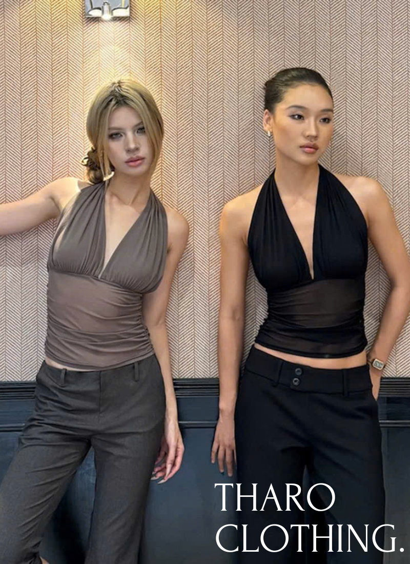 Shrug Backless Camisole Shirt - Tharo Clothing [AO00269] | Shopee ...