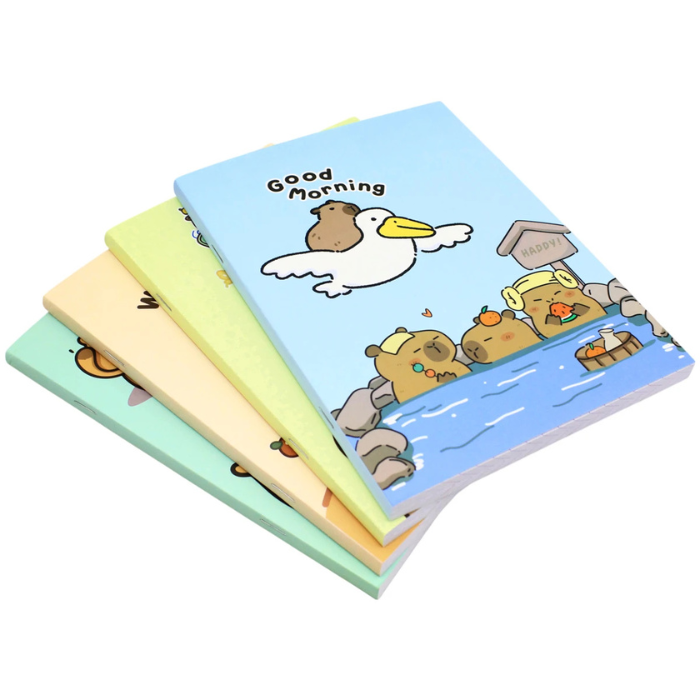 Lot of 5 Capybara Student Notebooks 200 Pages 4 Boxes 80gsm The Sun ...