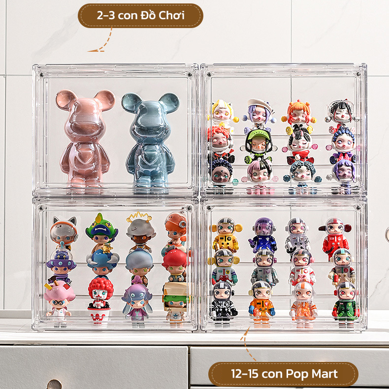3-tier Model Display Box for Storage of Blindbox, Sonny Angels, Popmart ...