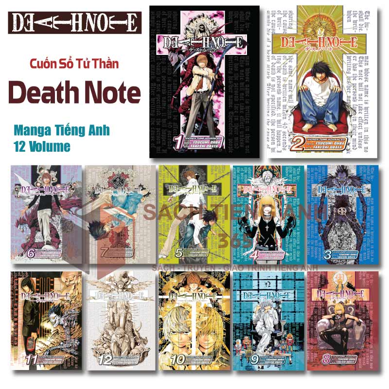 Death Note Manga - Death Note 12 Volume Death Note - A5 size print | Shopee Philippines
