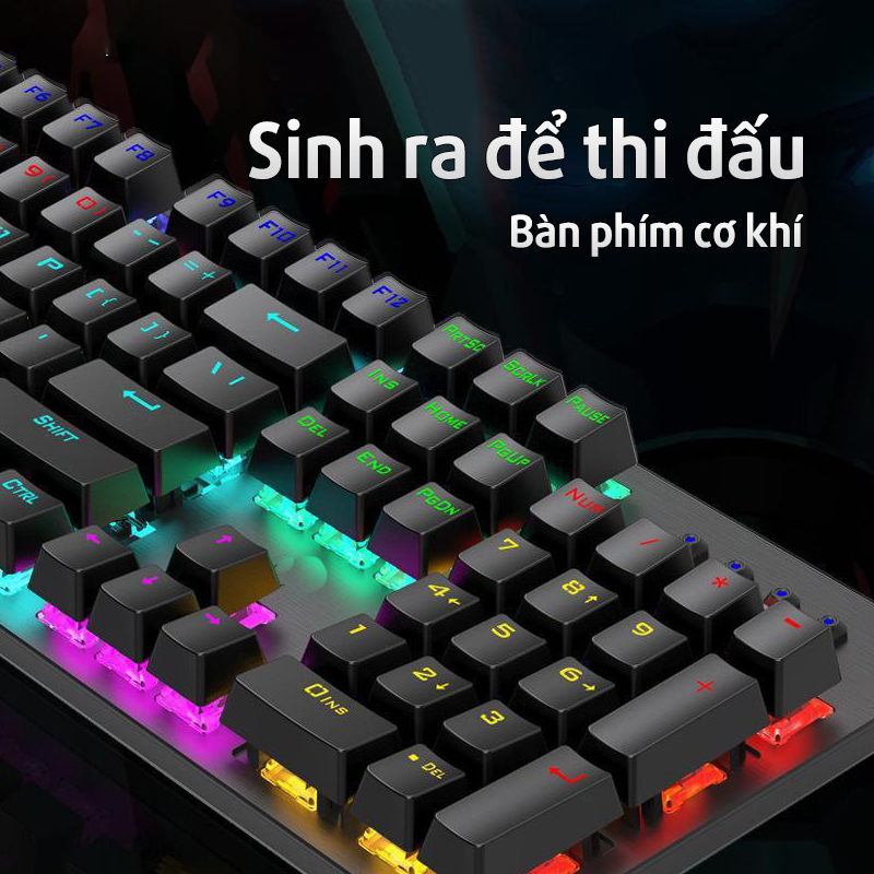 Genuine HP GK100F mechanical keyboard combined with beautiful 104-key ...