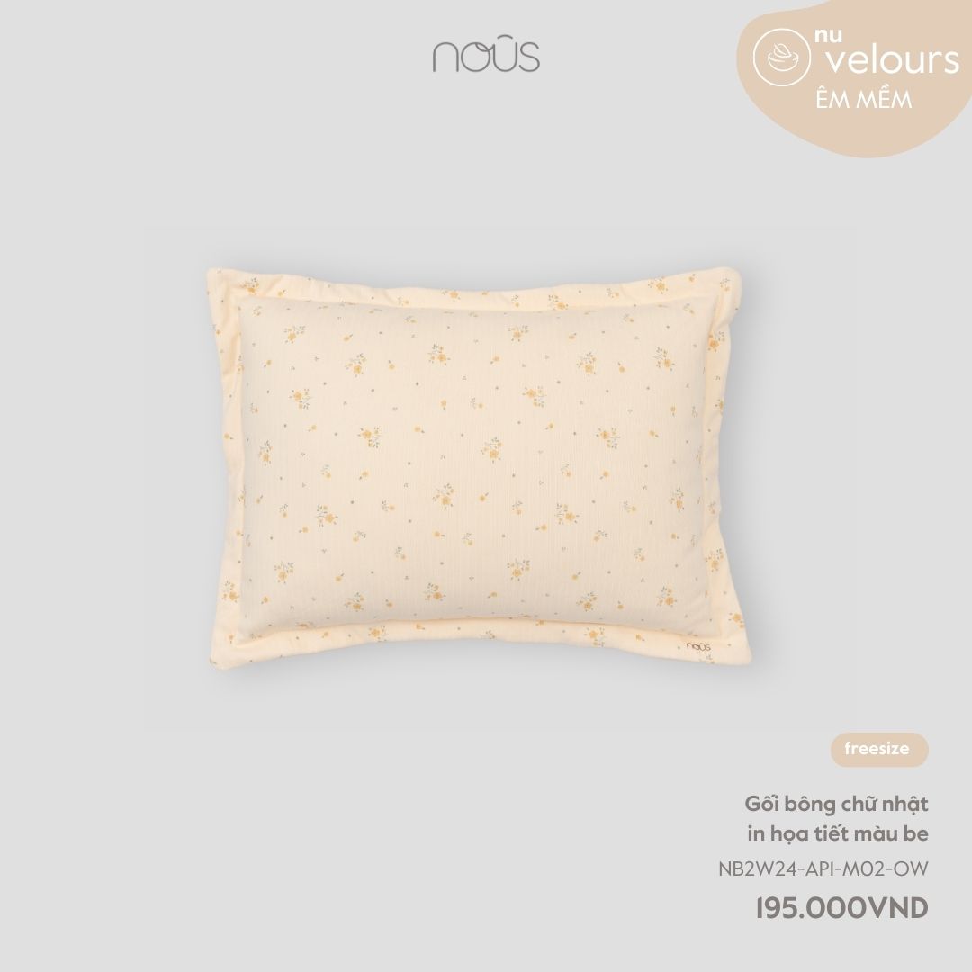 Nous baby pillow - White Nu Cotton material with many different ...