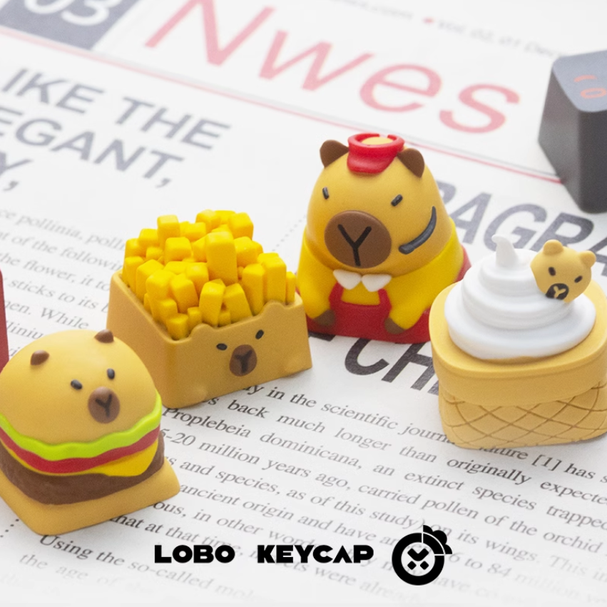[HN - Hcm EXPRESS] Keycap Lobo Artisan Capybara McDONALD's | Keycap ...