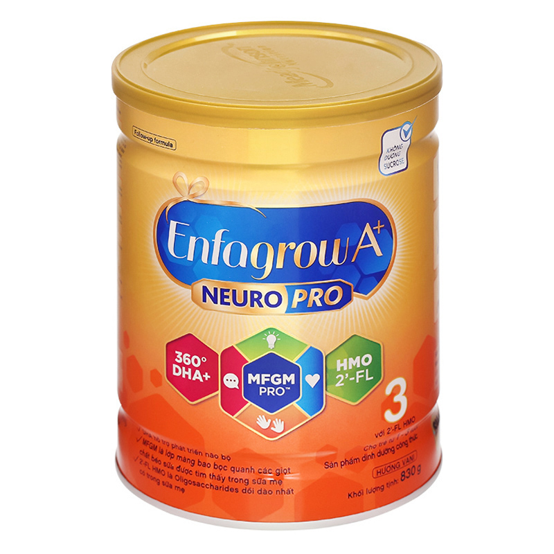Enfagrow A+ Neuropro Milk Powder No. 3 Vanilla Flavor 830g (1 - 3 years ...