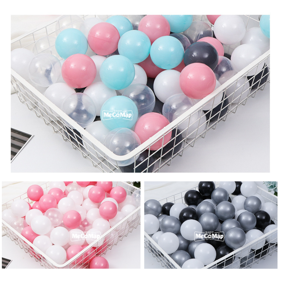 Multi-colored plastic balls for babies, smooth and stretchy in super ...