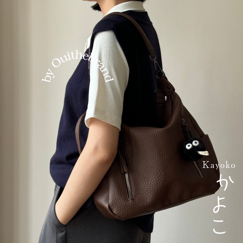 [ Free Charm ] Kayoko Ιこ Hobo Bag - KAYOKO Leather Hobo Bag ...