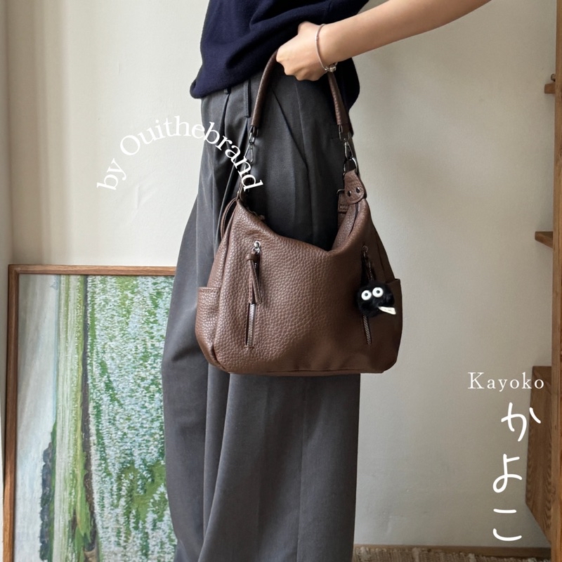 [ Free Charm ] Kayoko Ιこ Hobo Bag - KAYOKO Leather Hobo Bag ...