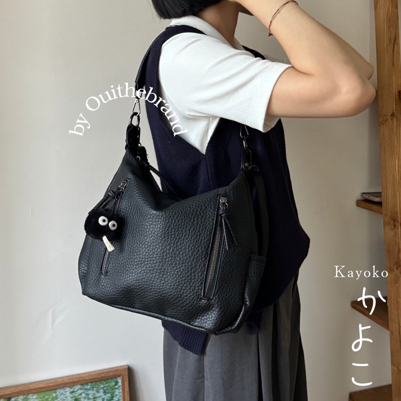[ Free Charm ] Kayoko Ιこ Hobo Bag - KAYOKO Leather Hobo Bag ...
