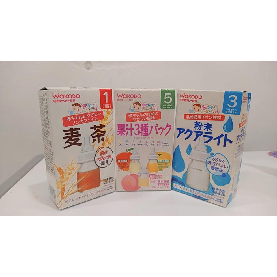 Wakodo Japanese tea green tea, fruit, electrolytes, barley 3-5g pack ...