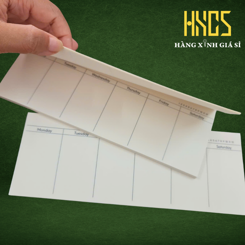 Mini weekly timetable 50 sheets 80gsm hsgx effective weekly planning ...