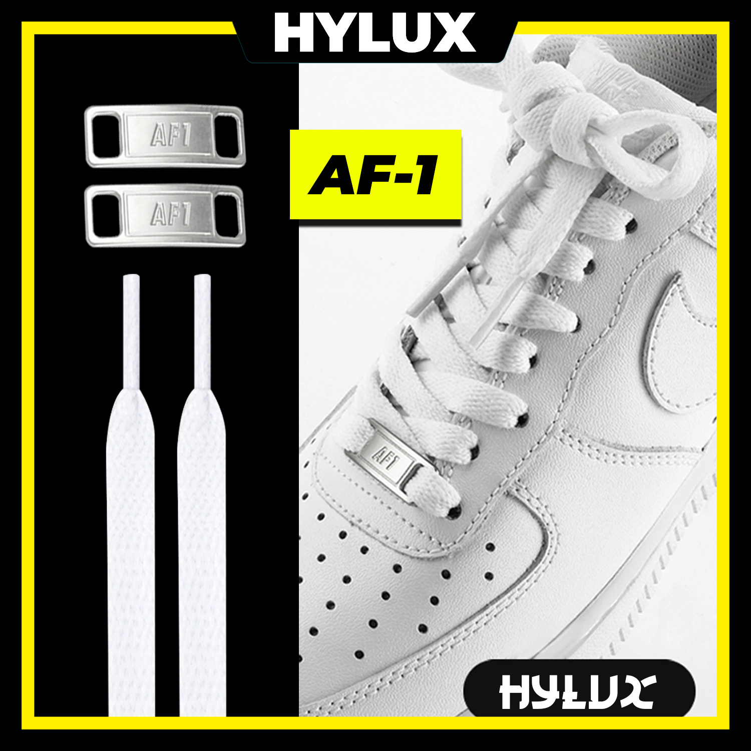 [AF1] Shoe Laces + Accessories Air Force 1 Premium Original Alloy ...
