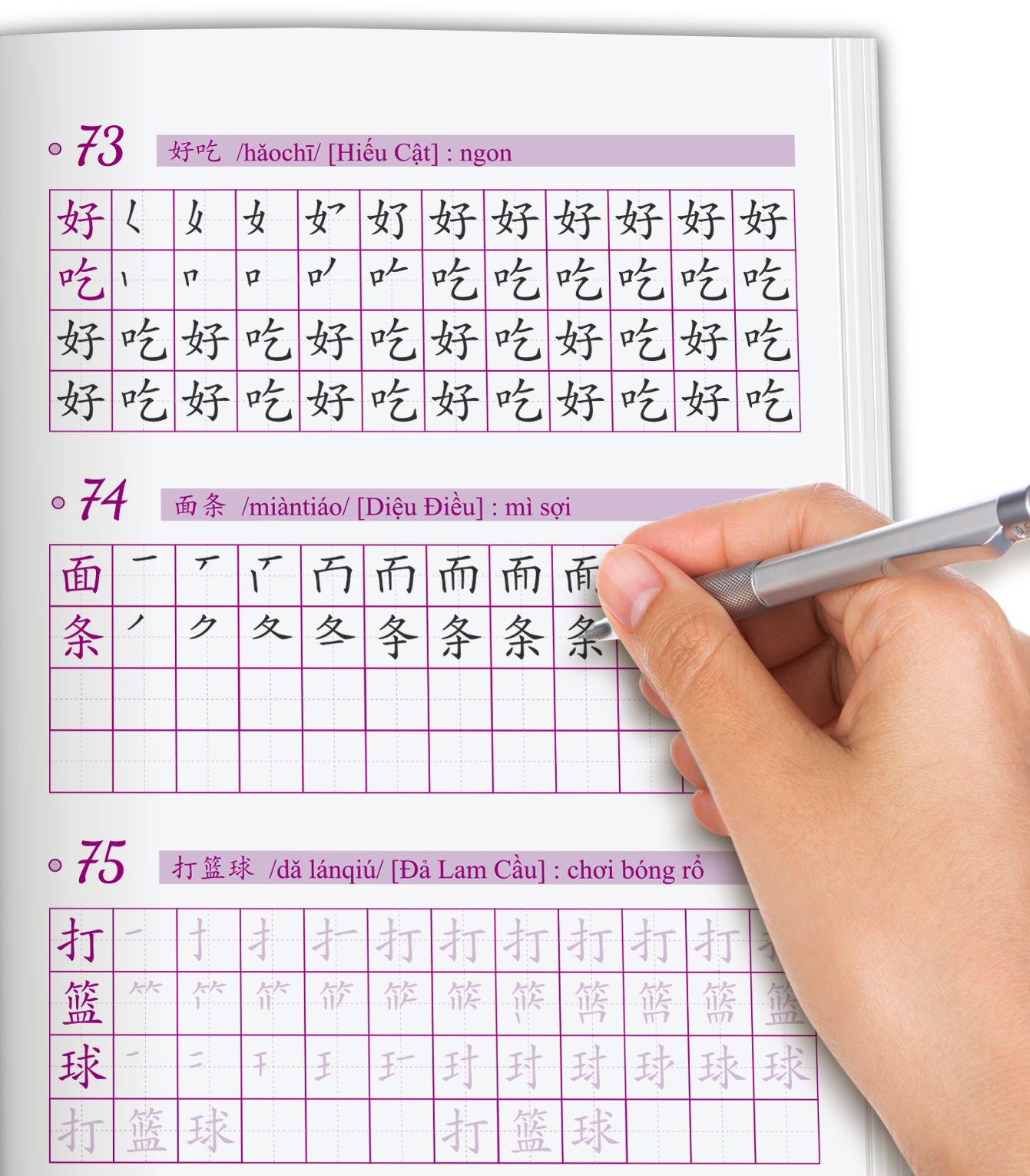 Combo Set of 9 Books to Practice Basic Chinese Characters, Practice ...