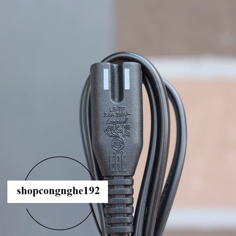 Longwell LS-7F Power Cord No. 8 Perpendicular Power Plug 1 meter long ...