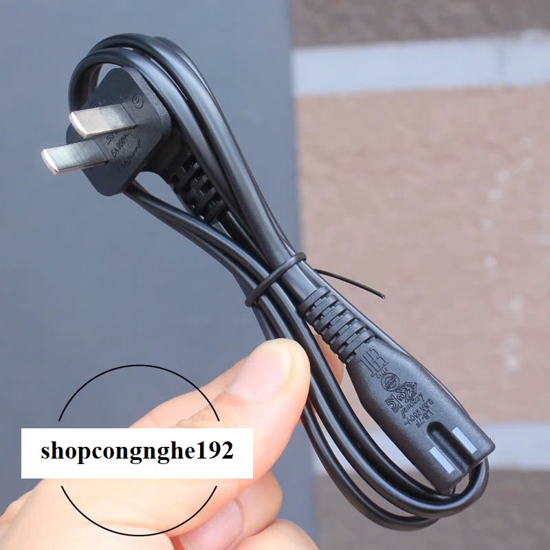 Longwell LS-7F Power Cord No. 8 Perpendicular Power Plug 1 meter long ...