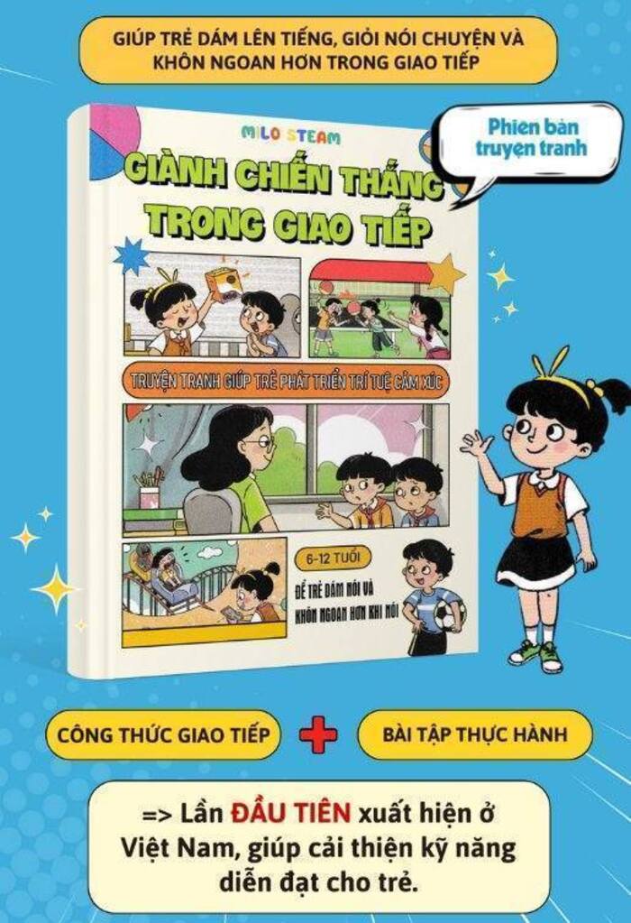 Winning Communication Book - Milo Steam - For children 6-12 years old ...