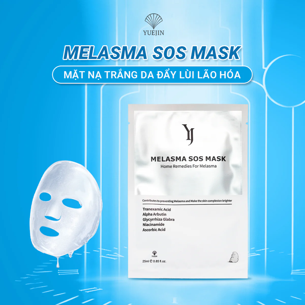 Yuejin Melasma SOS Skin Whitening Mask Reduces Dark Spots Slingshotm ...