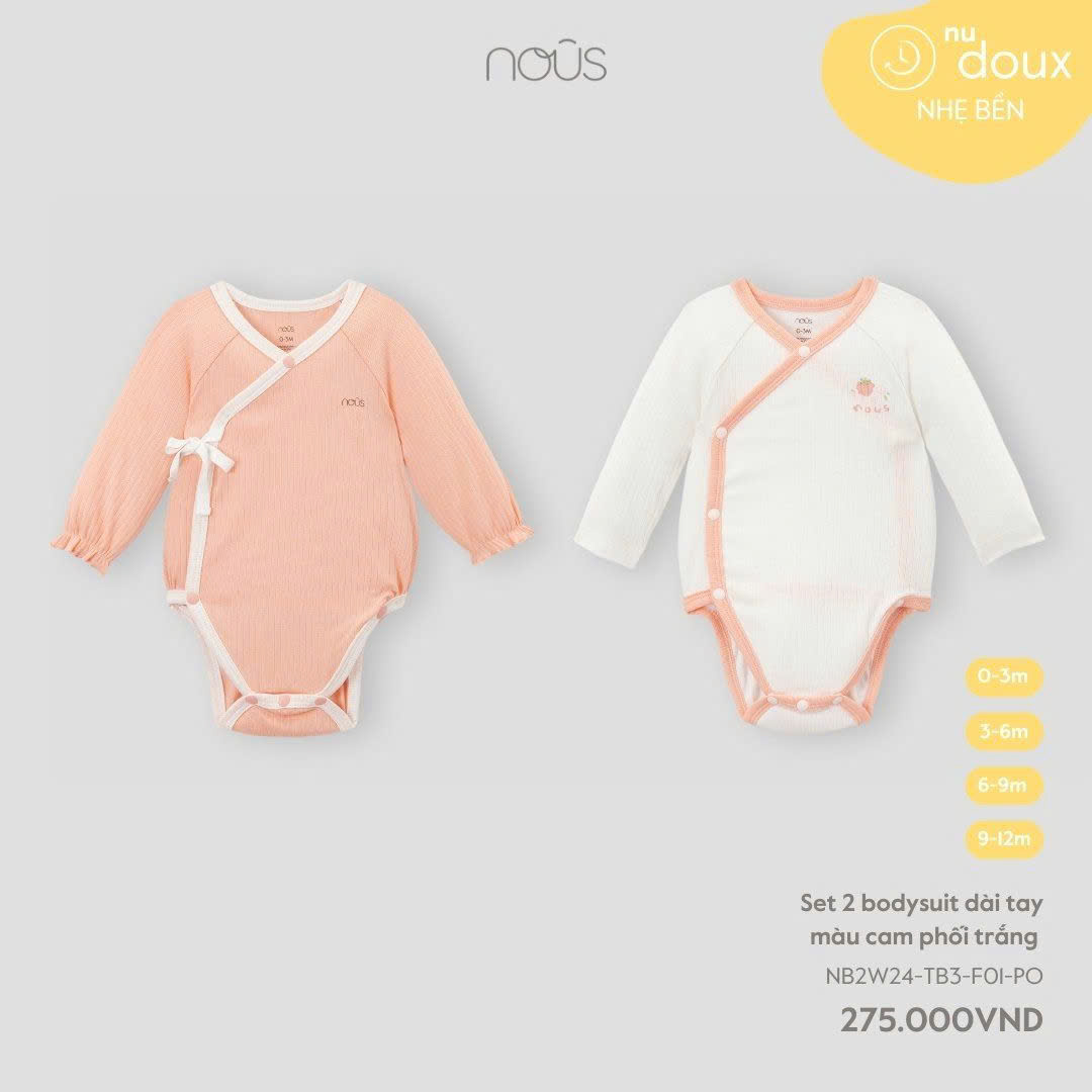 Nous Baby Bodysuit Nous short sleeve, long sleeves mixed with many ...