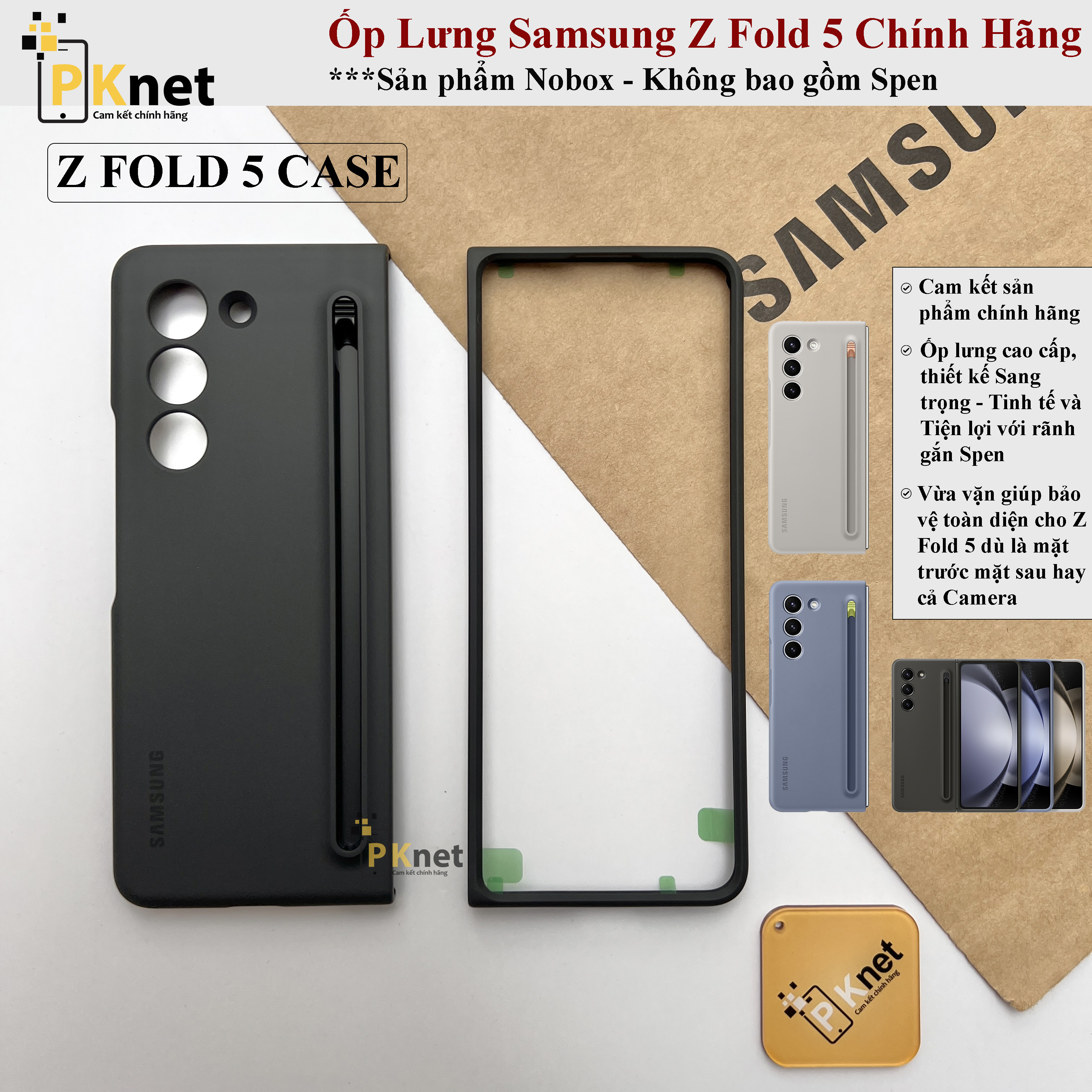 Genuine Samsung Z Fold 5 Slim Case, comprehensive protection | Shopee ...