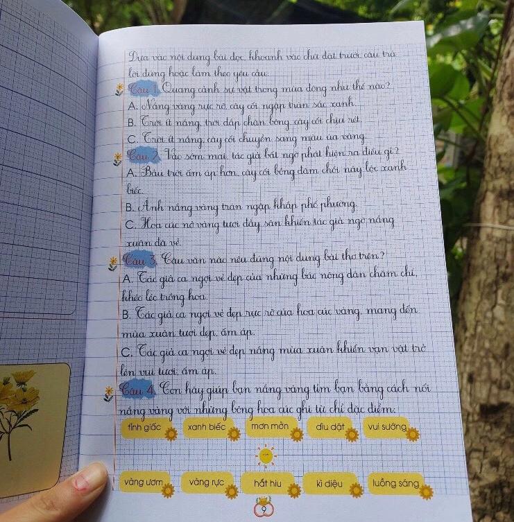 TRI Book - Vietnamese Workbook Enhanced Color Printed Notebook Grade 2 ...