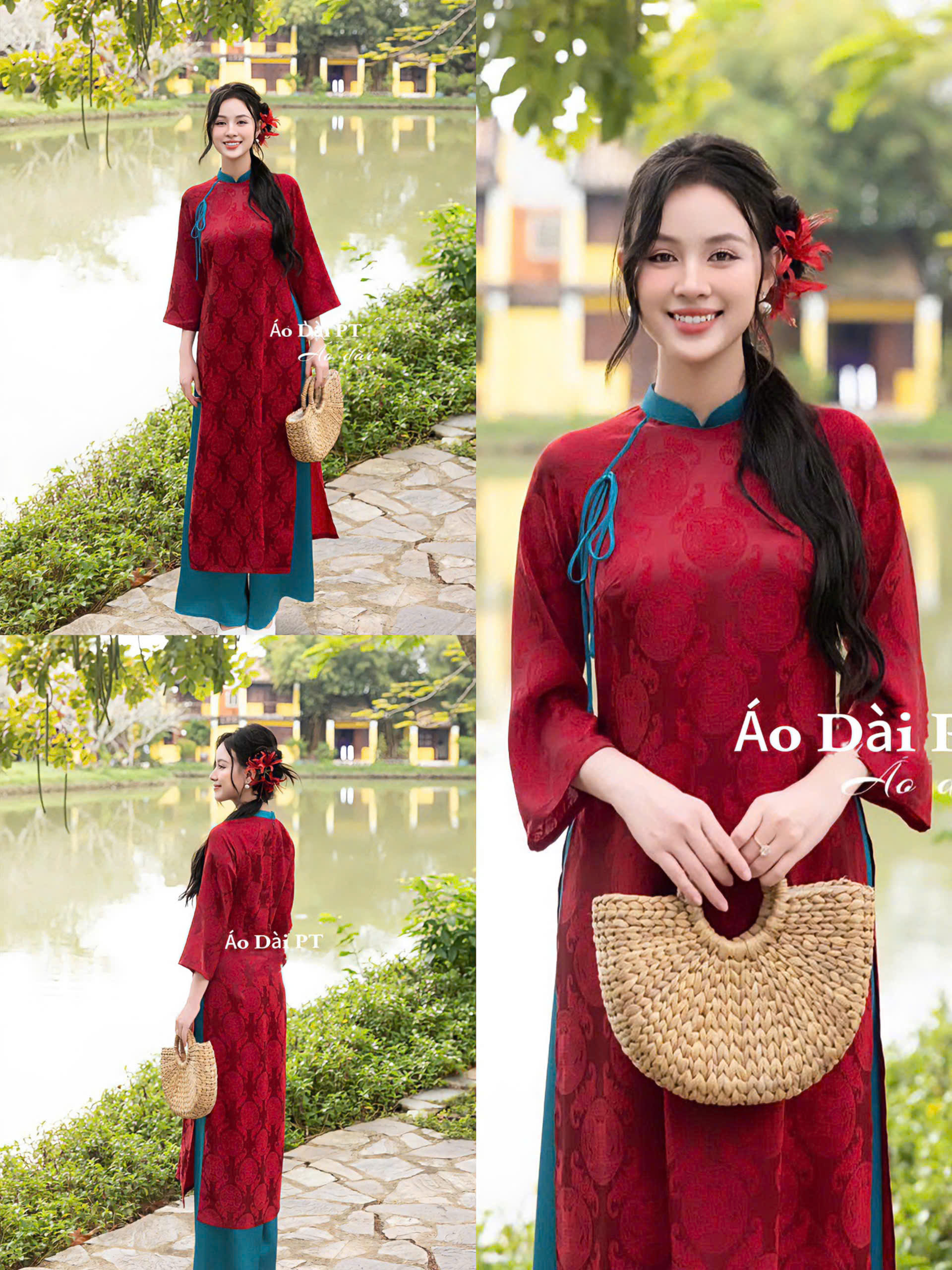 Tho Bat brocade ao dai collection, the hottest new model of 2025 ...