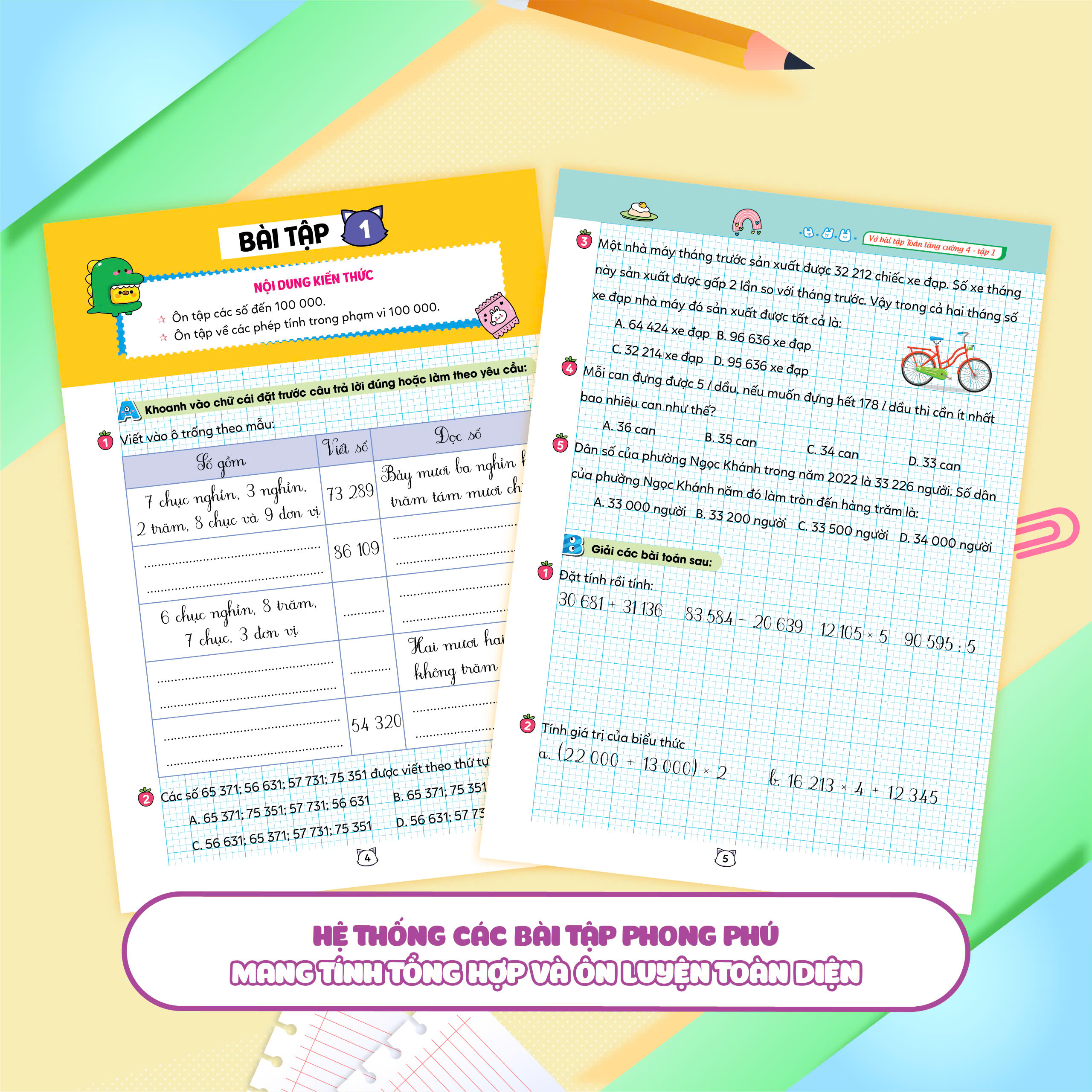 TRI Intensive Math Workbook for Grade 4, Volume 1 (According to the ...