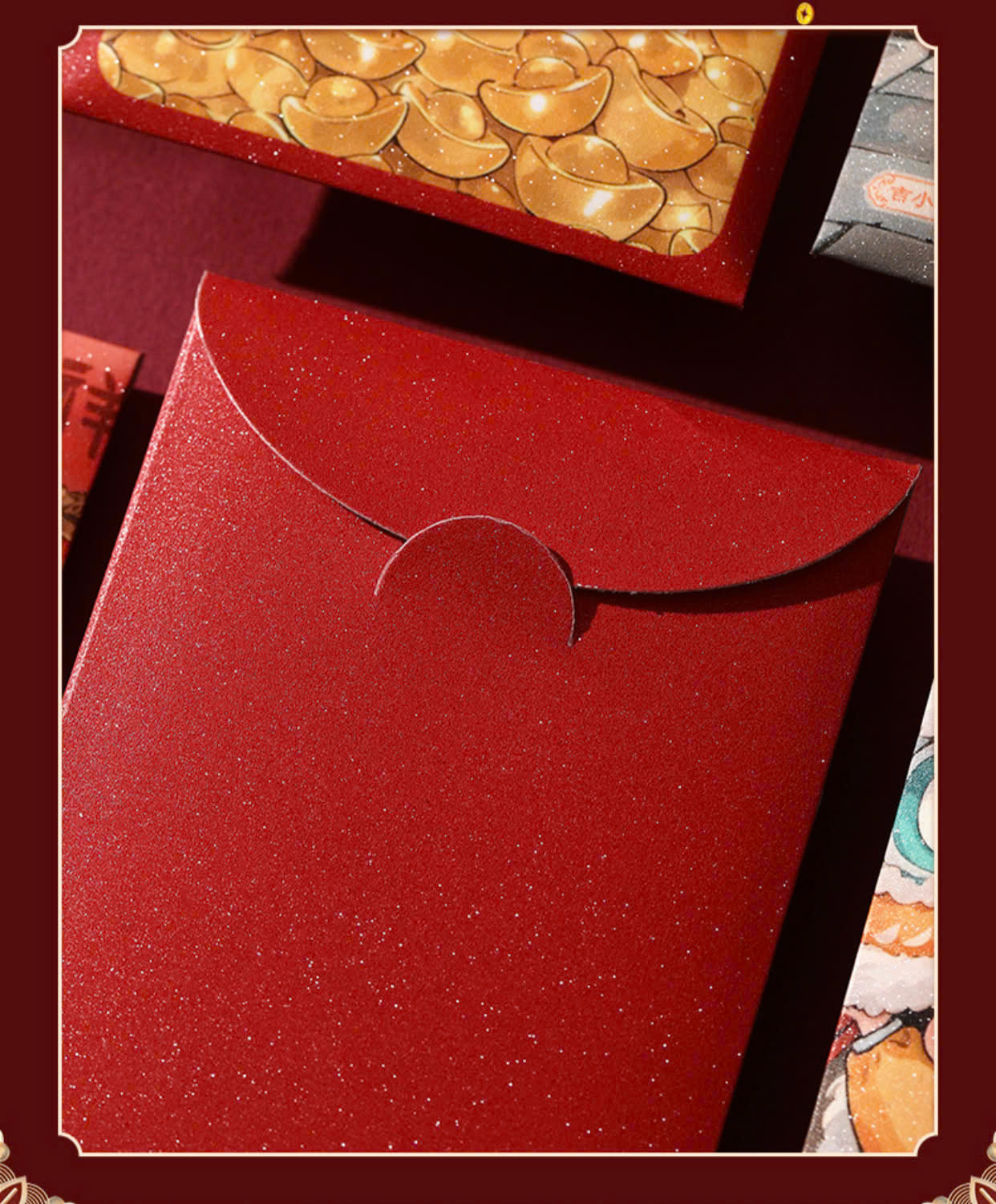 Combo of 6 lucky panda red envelopes to celebrate CNY 2025, CNY ...