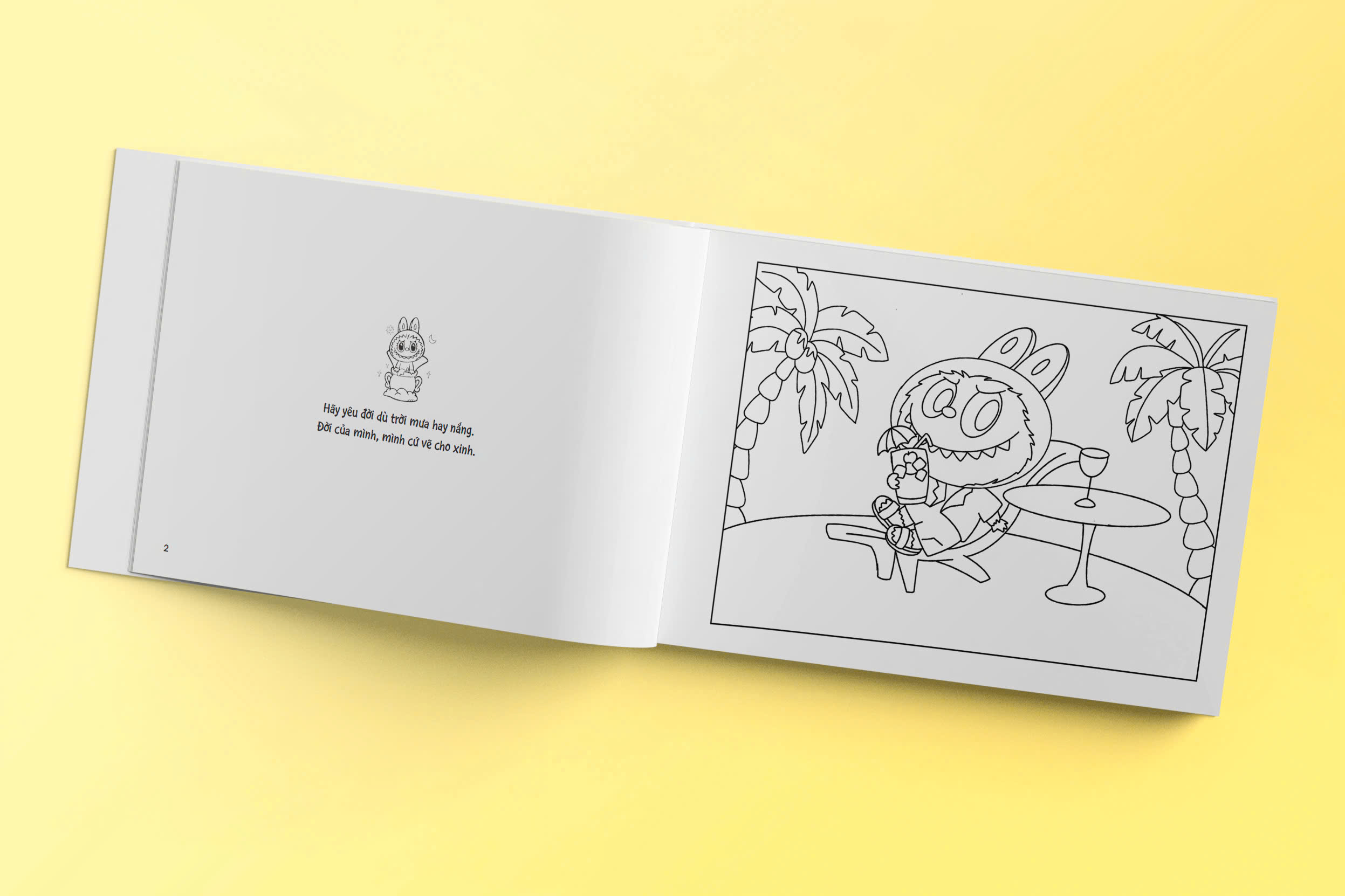 Capy and friends Coloring Book - Thick, smooth paper - fun every day ...