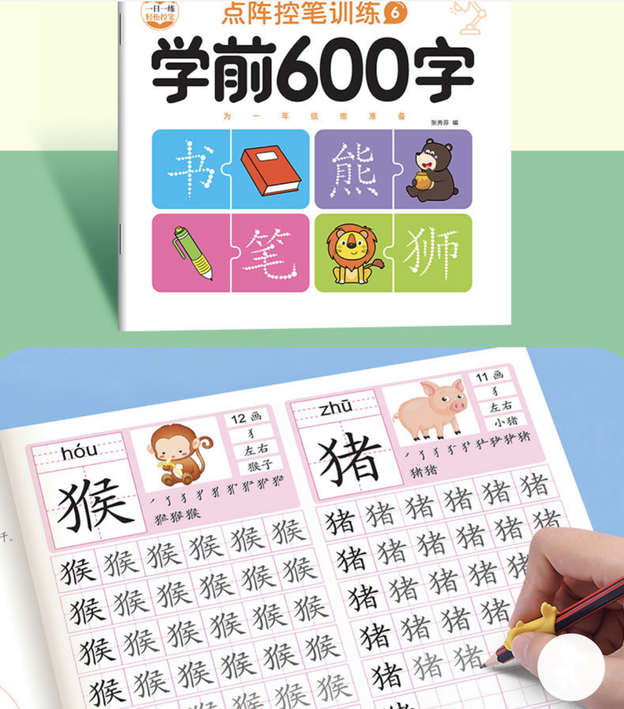 Combo of 6 notebooks to practice writing 600 Chinese characters (Free ...