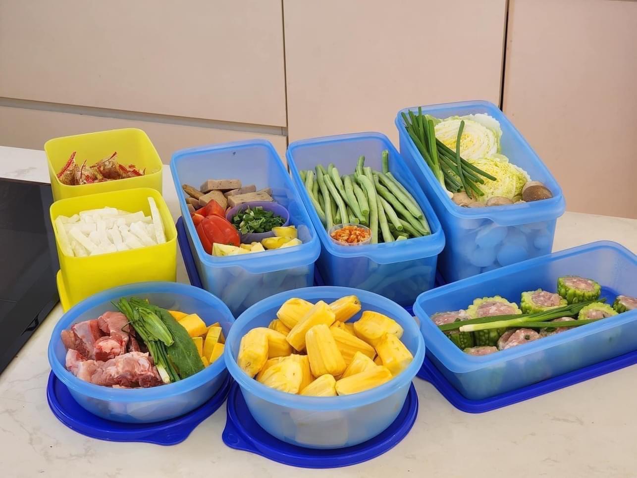 Genuine Tupperware Food Containers for Cool Storage - Complete Set ...