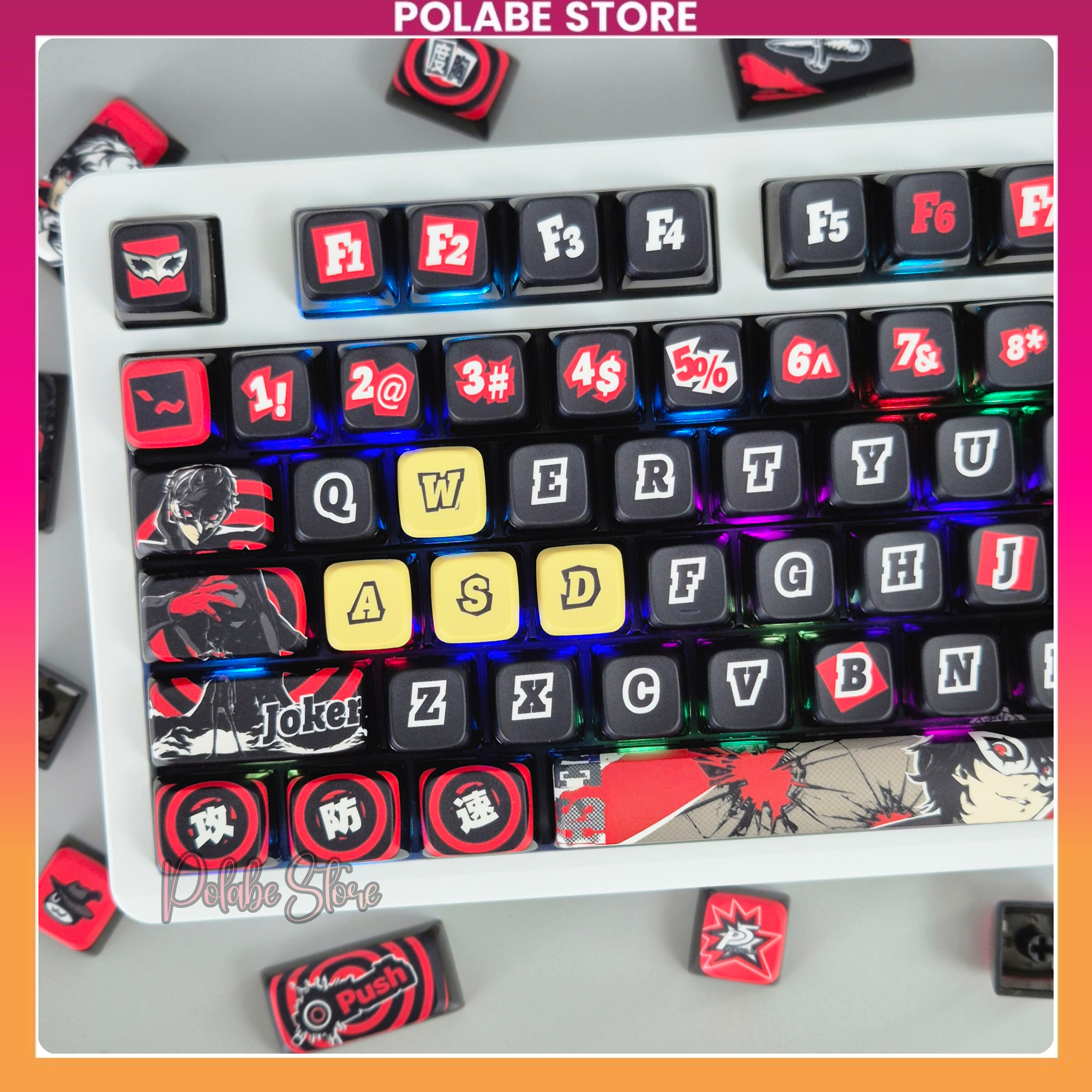 Keycap Ren Amaiya Anime ASA profile keyboard Polabe Store Keycap ASA ...