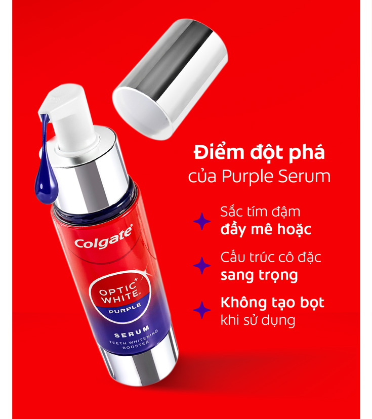 Toothpaste Set & Colgate Teeth Whitening Serum Optic White Purple x IU ...