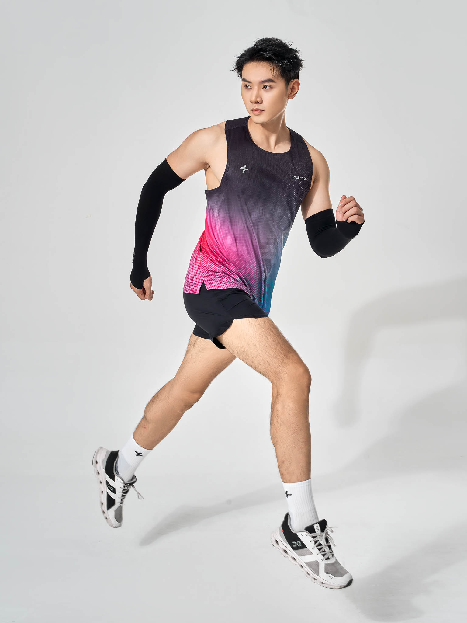 AirRush Gradient running Singlet Coolmate breathable and absorbent ...