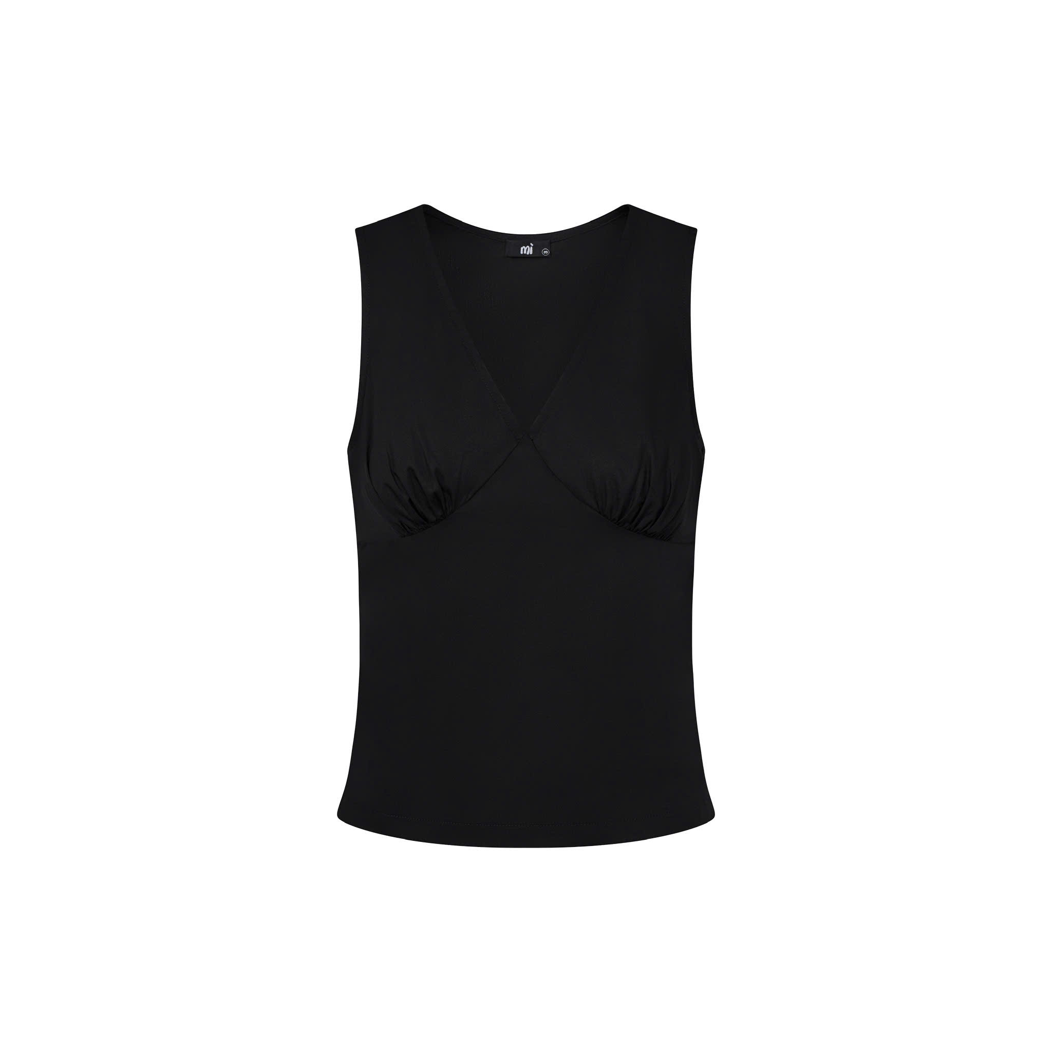 NOODLES - V-NECK TANK TOP - MUSE TOP | Shopee Philippines