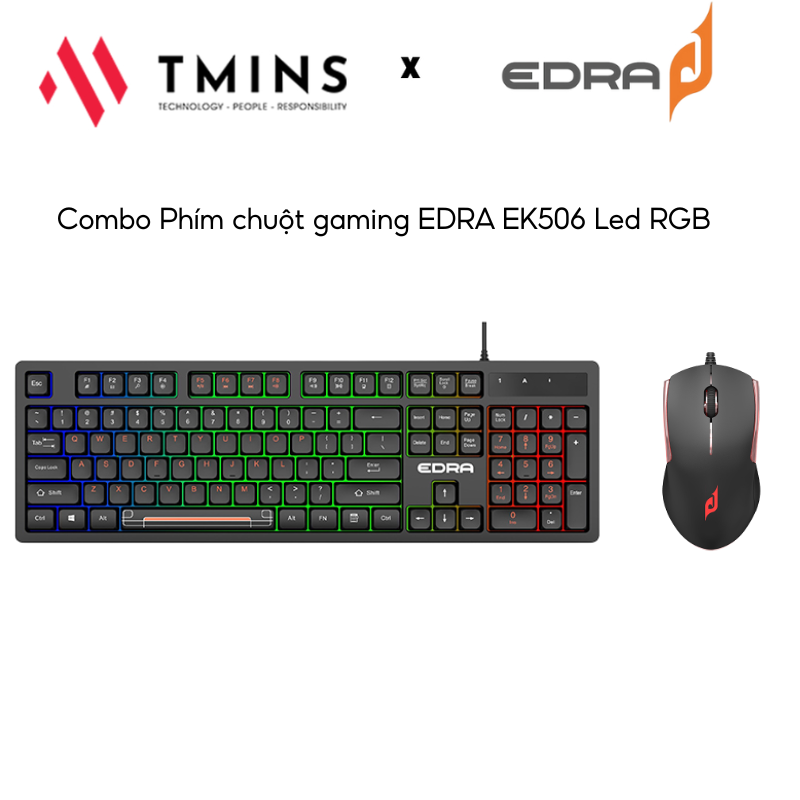 EDRA EK506 Led RGB gaming Mouse Keyboard Combo - Genuine product ...