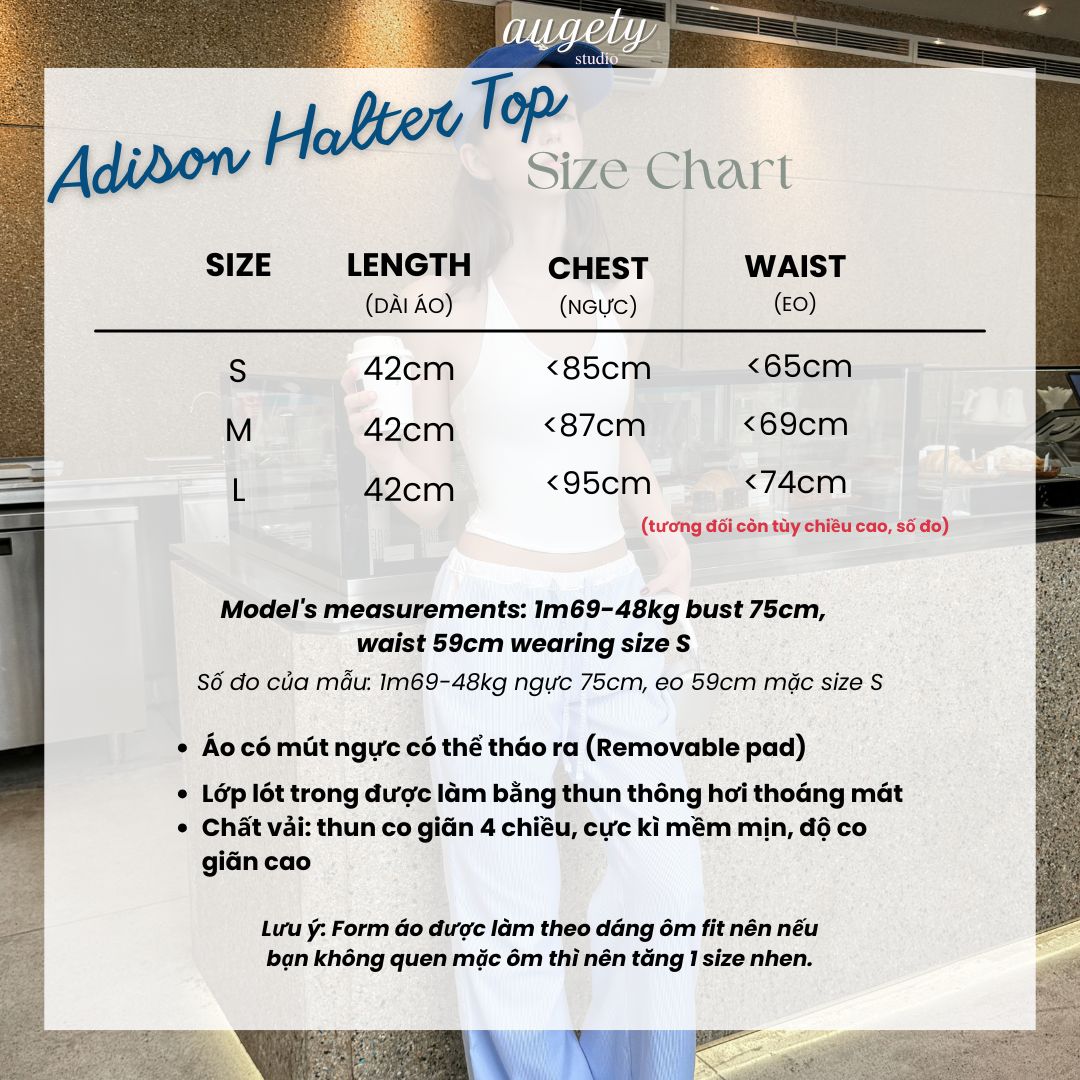 Augety Studio, Adison Halter Top | Shopee Philippines