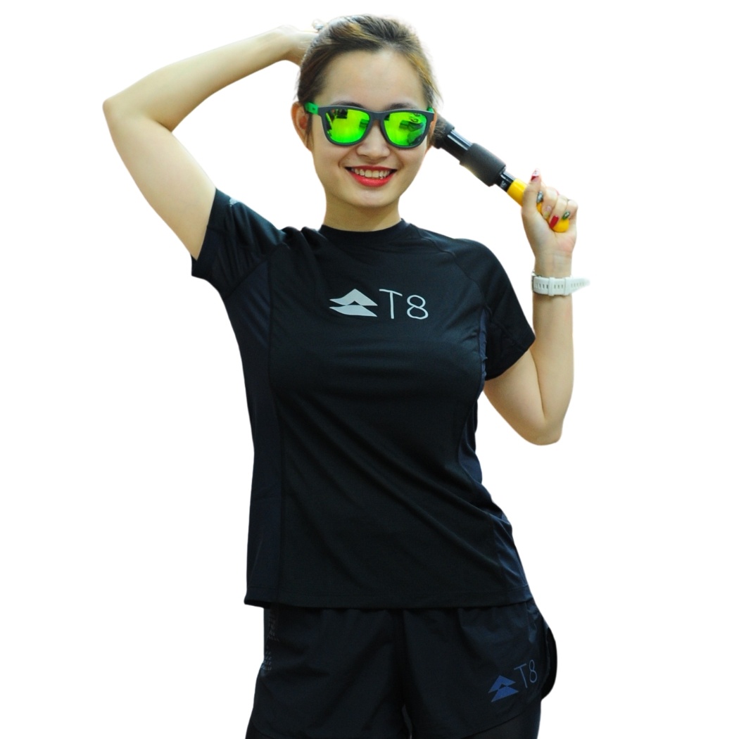 Women's T8 Iced Tee Sports Running T-shirt - Cool, Thin, Light, Quick ...