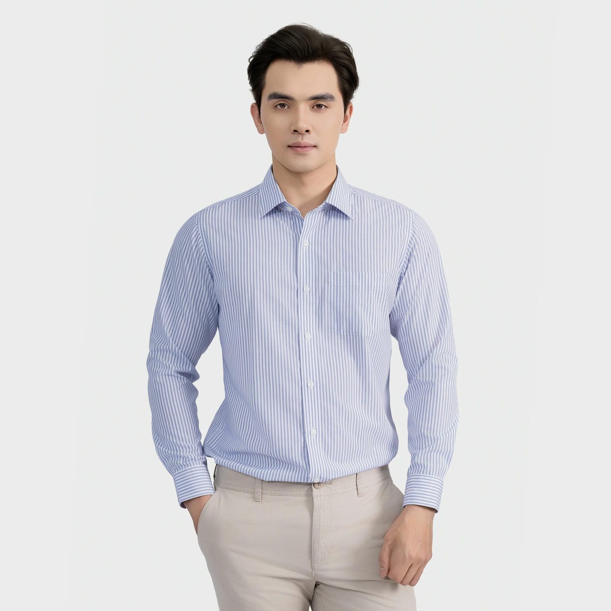 Aristino Men's White Regular Fit Visco Plaid Shirt, soft, smooth and ...